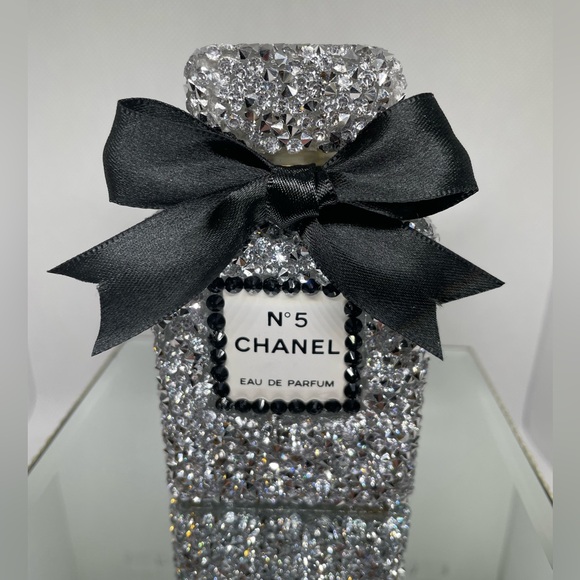 CHANEL | Accessories | Authentic Bling Chanel No 5 Perfume Bottle ...